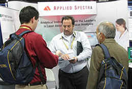 pittcon-booth-with-visitors-2011 - Applied Spectra